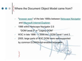Document object model | PPTX
