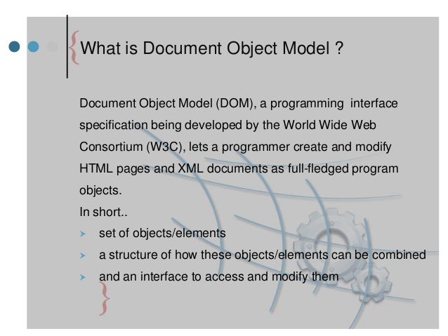 Document object model