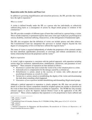Documento CERAC No. 5: The design and implementation of an optimal ...