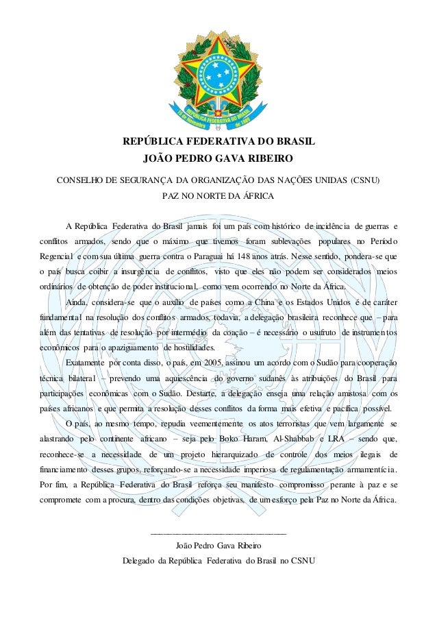 Documento de Posicionamento Oficial (DPO)