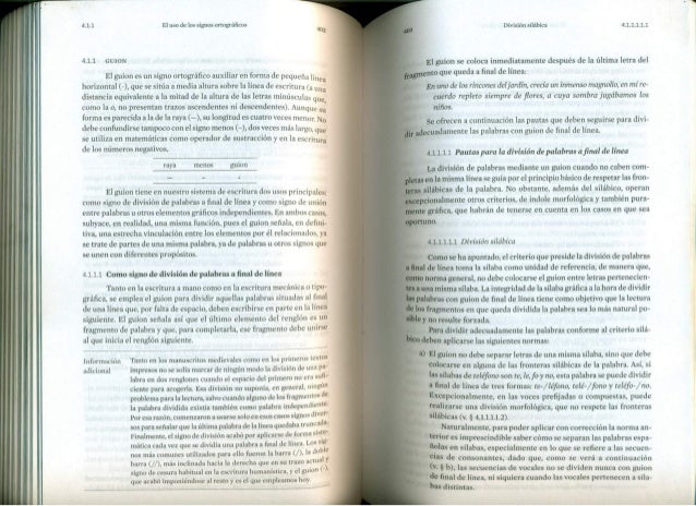 Signo ortográfico: el guion