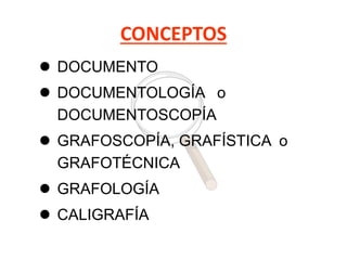 Criminalistica, Documentología Seminario Ciencias Forenses y Peritaje | PDF