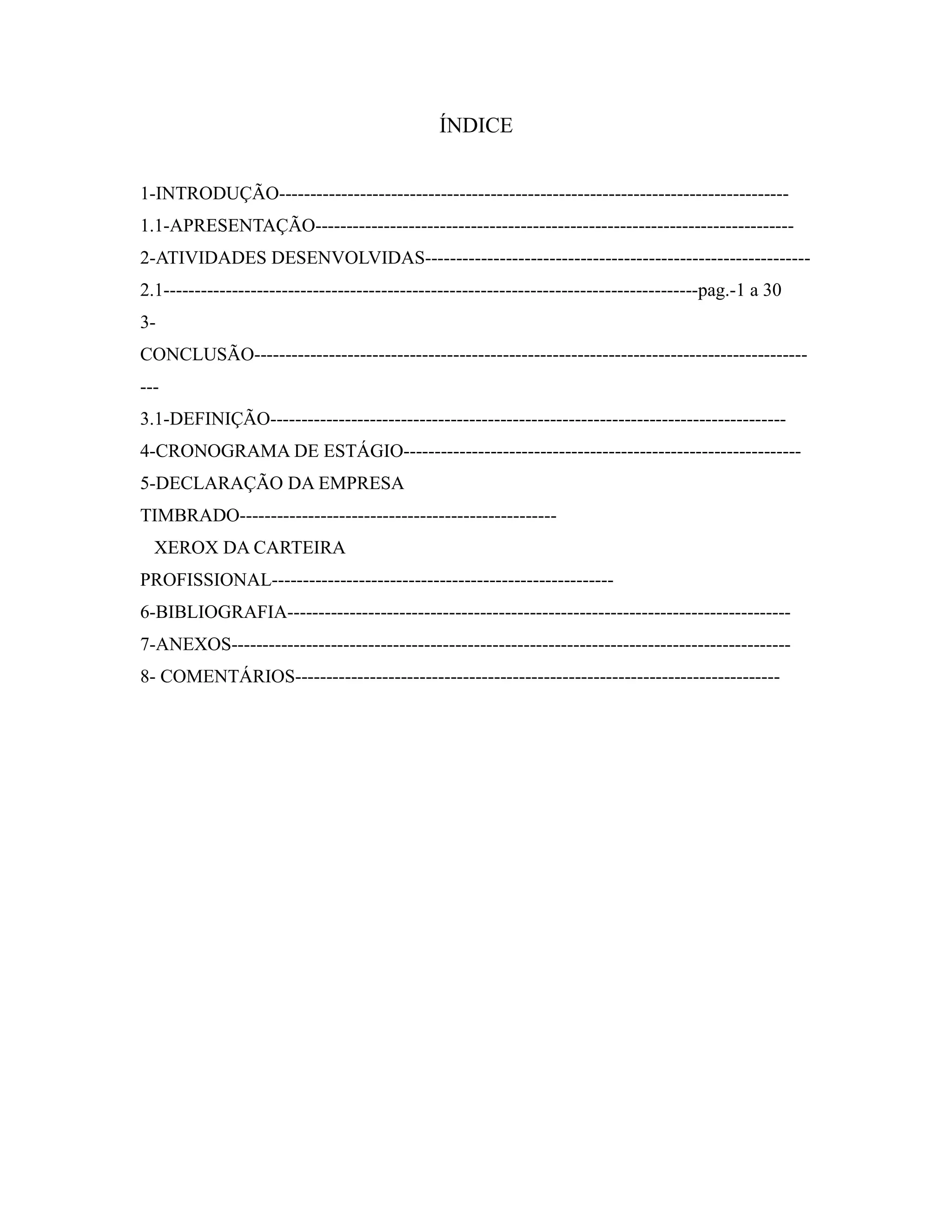 Documento índice a | RTF