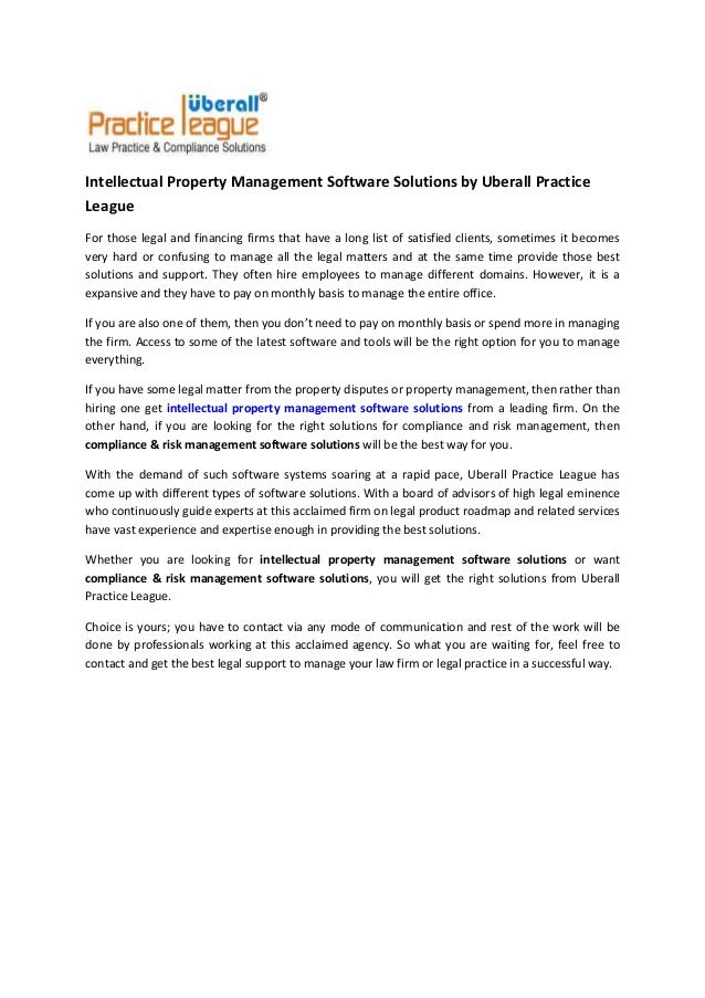 Intellectual Property Management Software SolutionDocument One On Pra intellectual-property-management-software-solutiondocument-one-on-pra