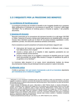 Documento normativo la tutela dell'handicap marzo 2012 | PDF