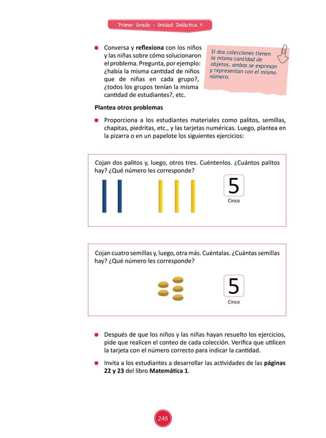 Sesión de Aprendizaje 04 de Unidad Didáctica 02 del Área de Matemática ...