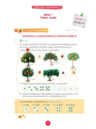 Sesión de Aprendizaje 04 de Unidad Didáctica 02 del Área de Matemática ...