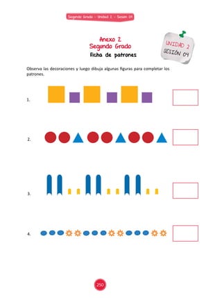 Hojas De Trabajo De Patrones Para Primer Grado
