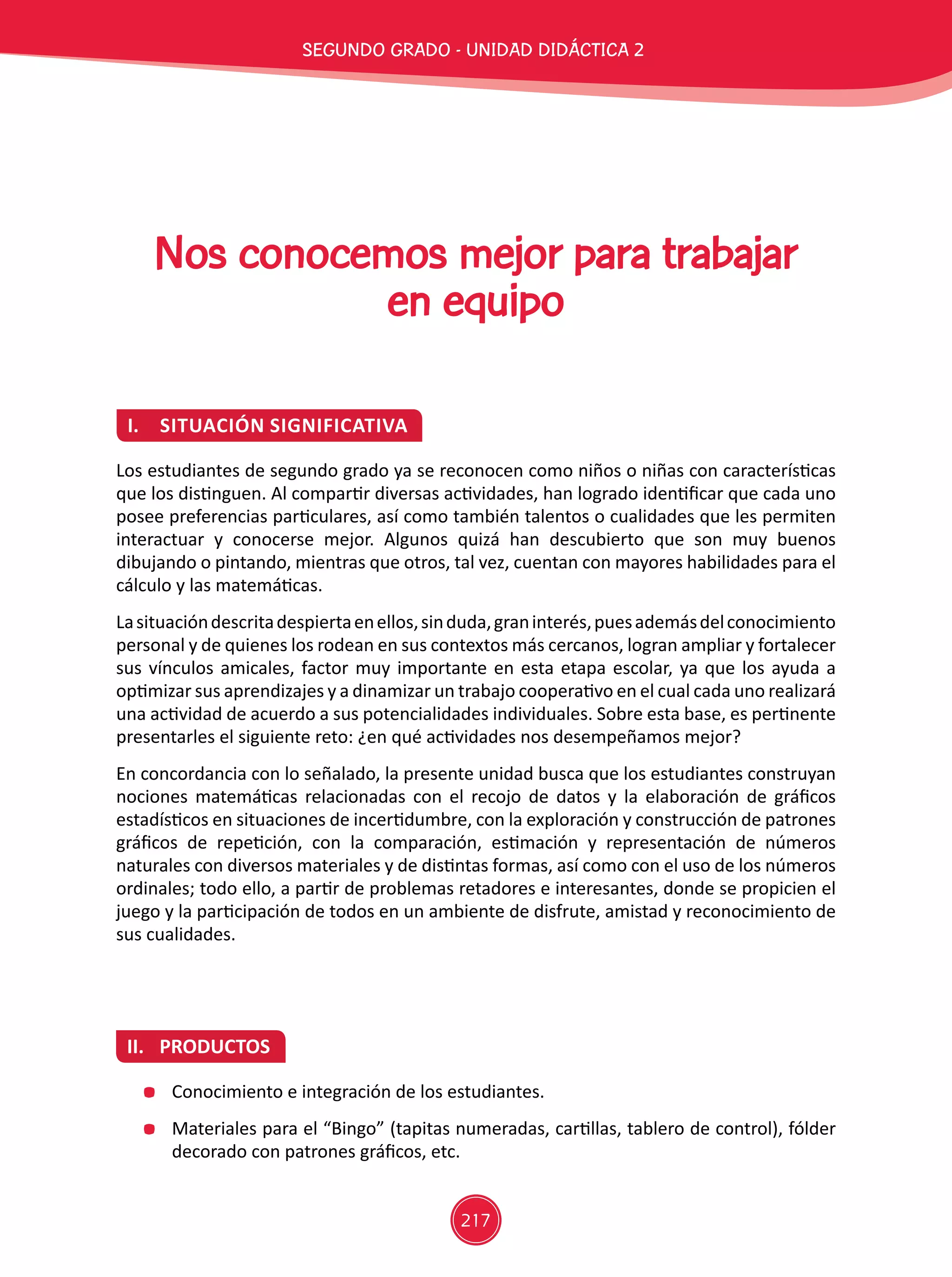 Unidad Didáctica 02- Área Matemática - Segundo Grado de Primaria 2015 ...