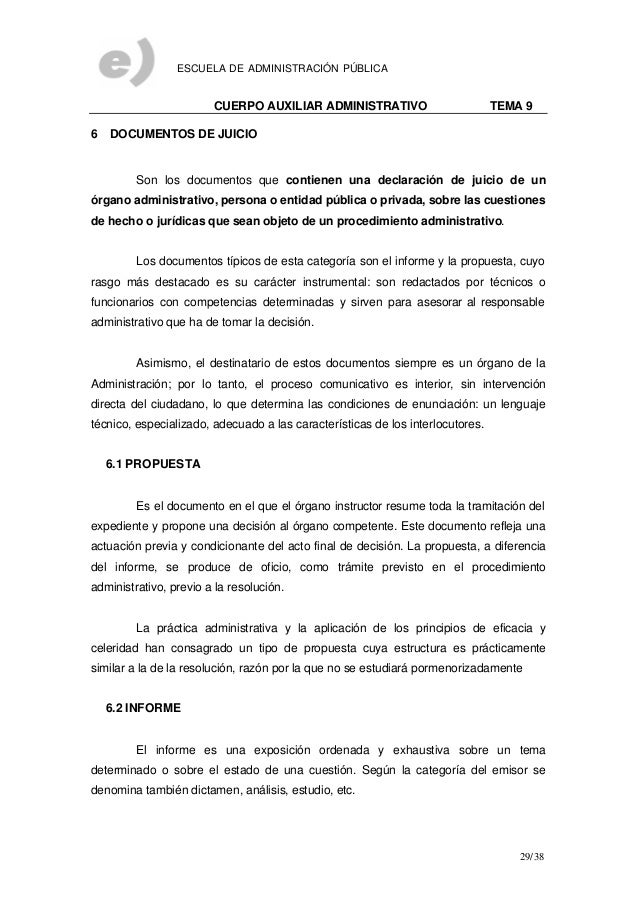Ejemplos De Documentos Administrativos