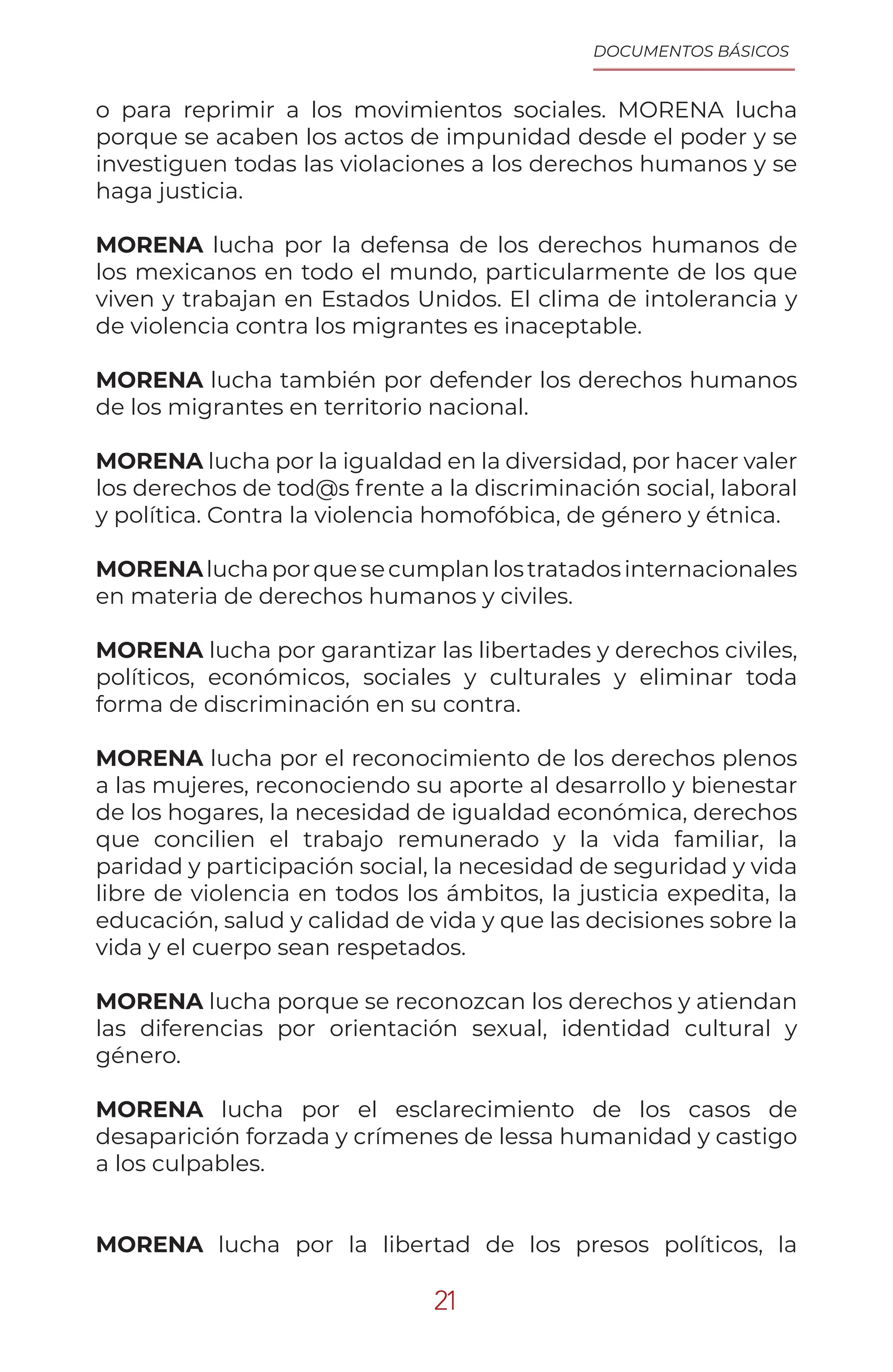 Documentos Basicos Morena ESTATUTO MORENA.pdf
