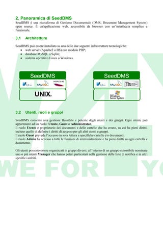 Documento seed dms | PDF