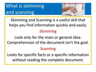 Documentos empresariales 1 skim scan | PPT