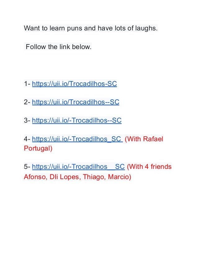 Want to learn puns | PDF | Comedy | Genres