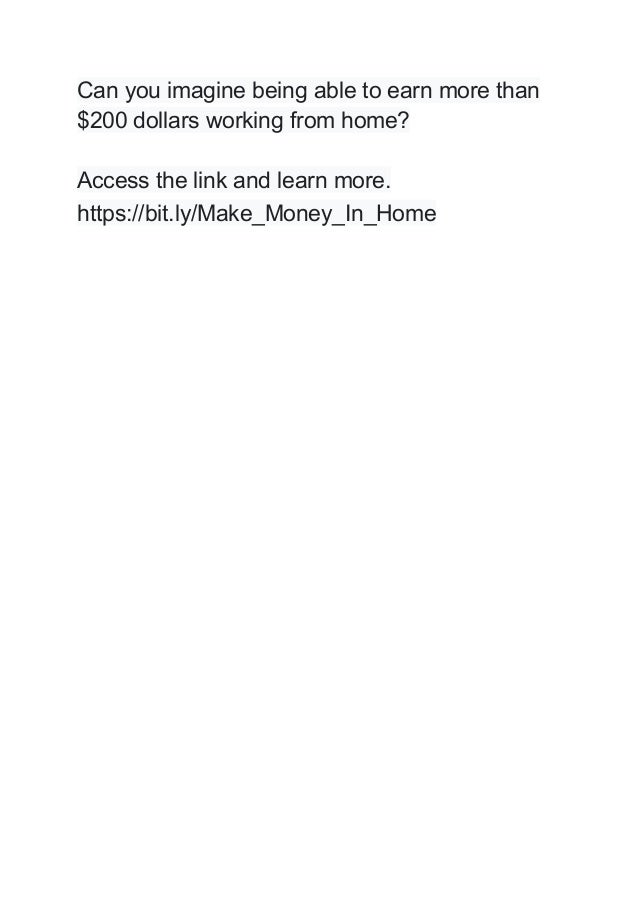 Earn Money at Home | PDF