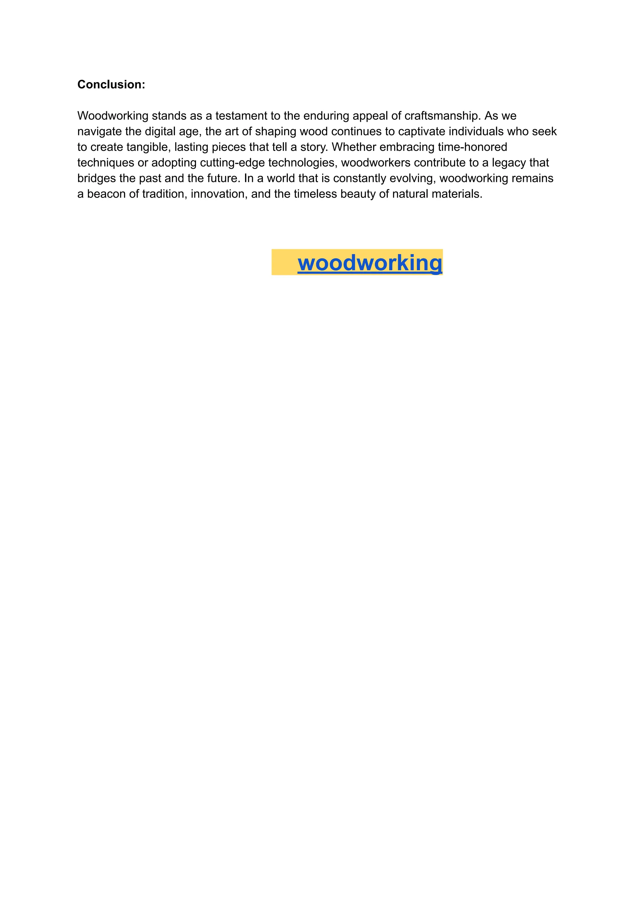 woodworking | PDF