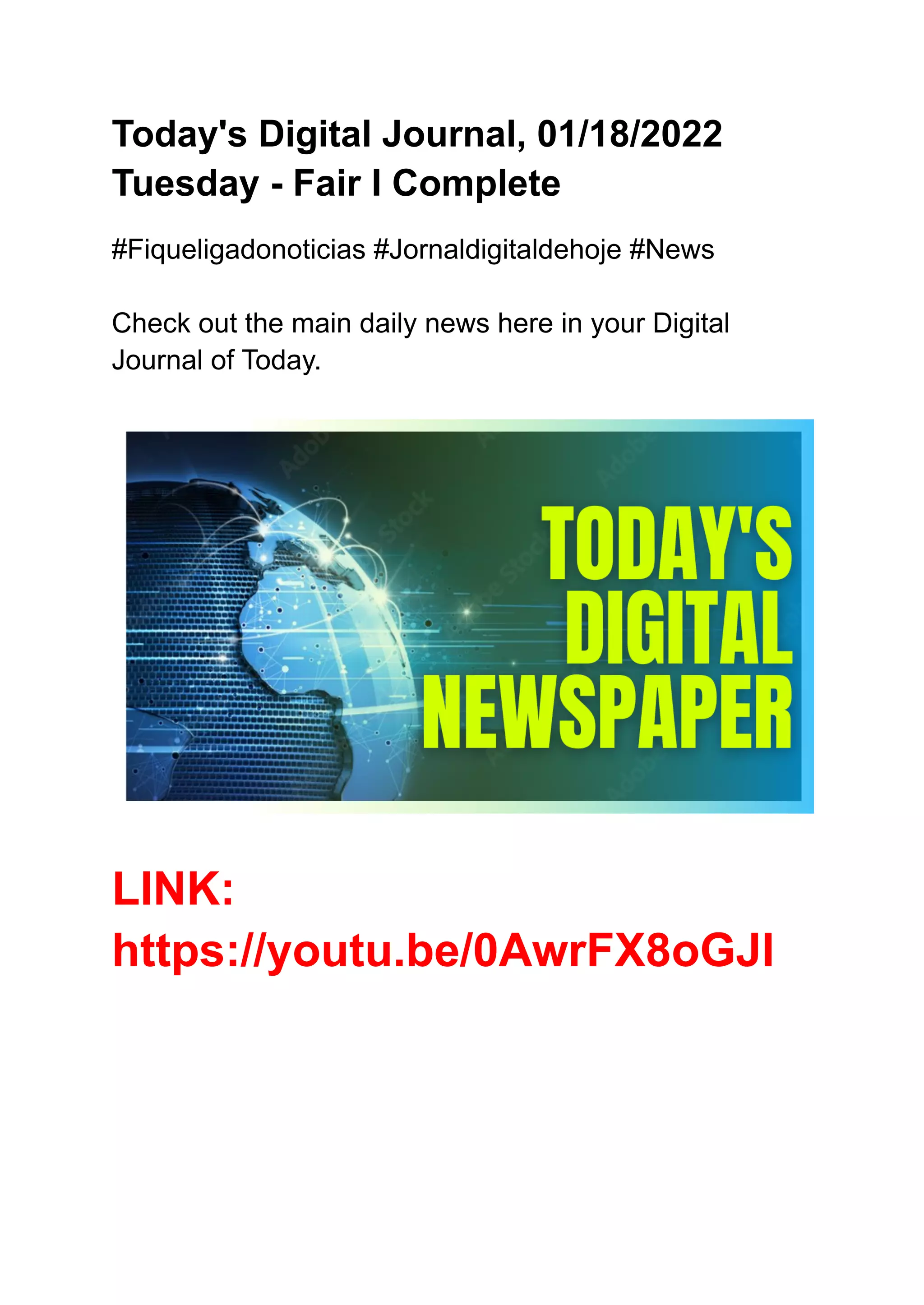Today's Digital Journal | PDF