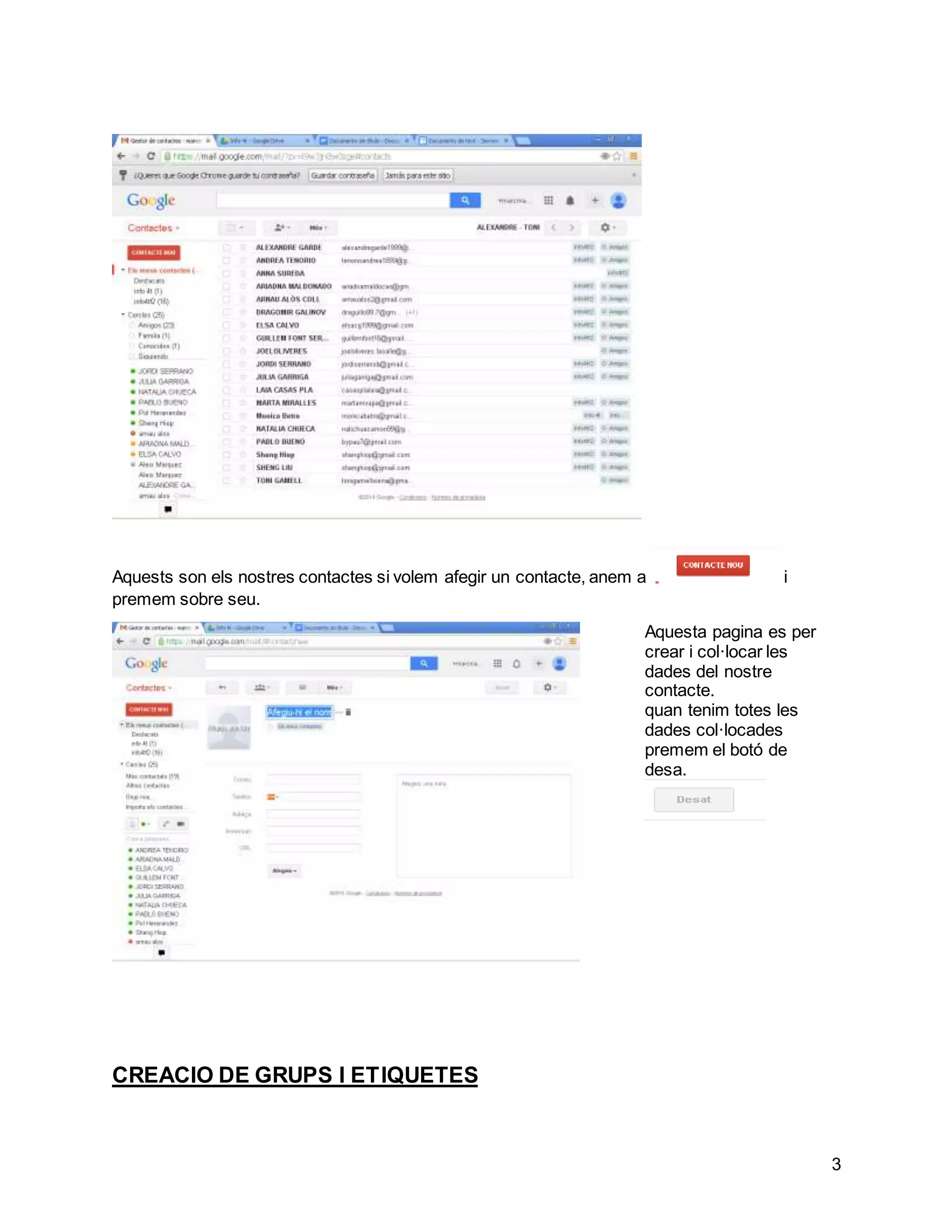 Components gmail | DOCX