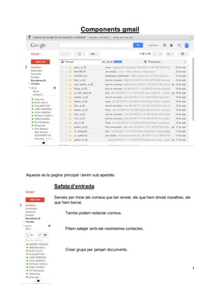 Components gmail | DOCX