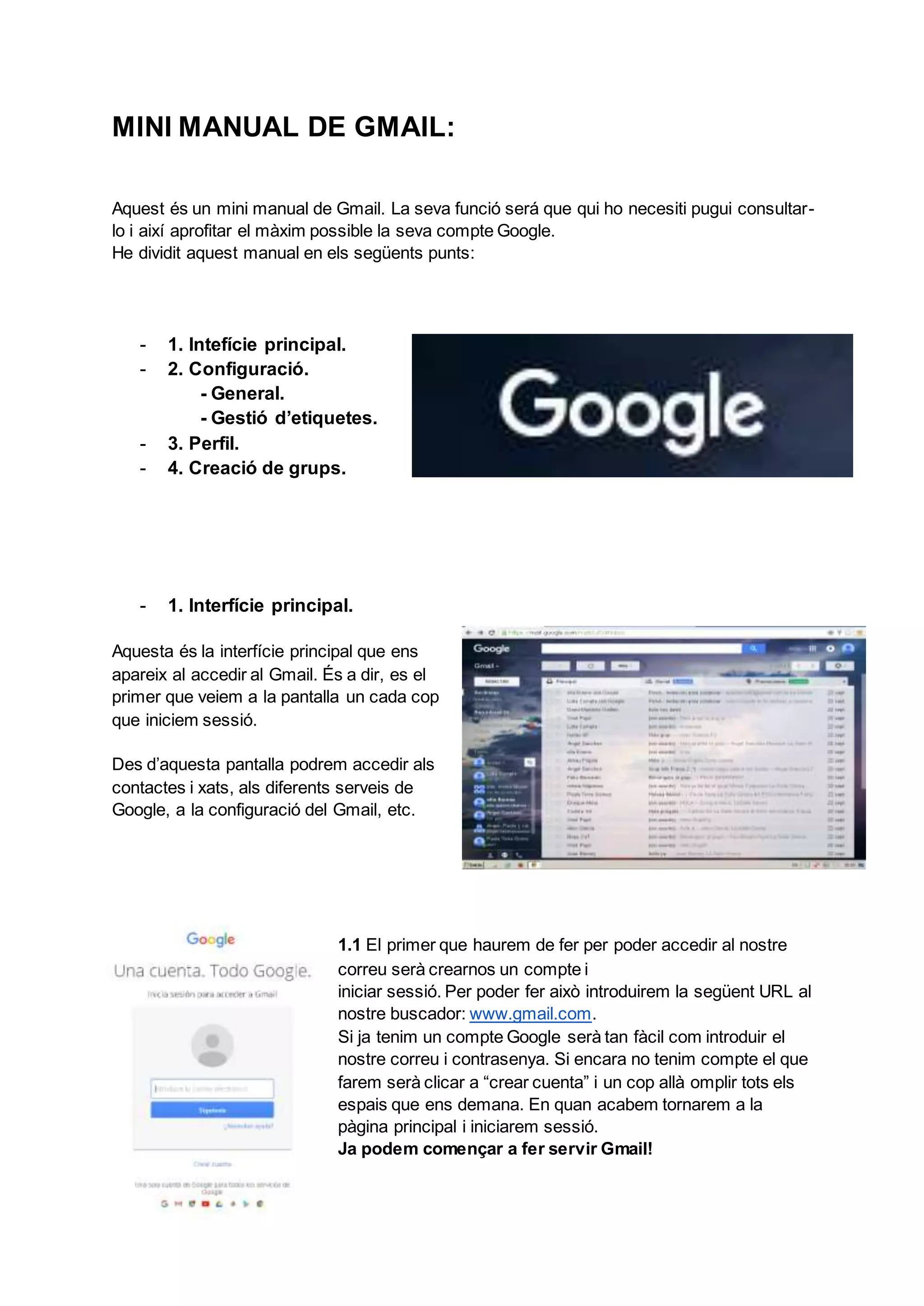 Minimanual Gmail | PDF