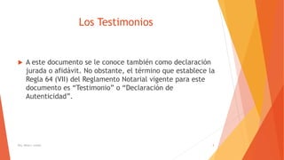 Documentos notariales | PDF
