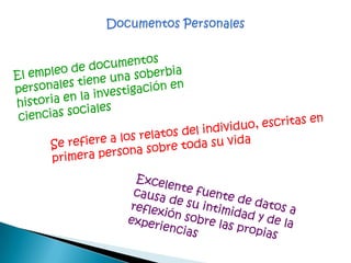 Documentos personales | PPTX