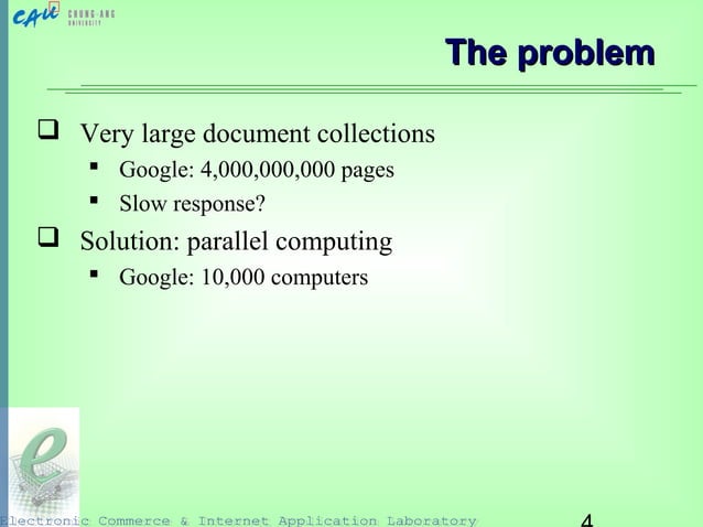 Parallel And Distributed Information Retrieval System Ppt