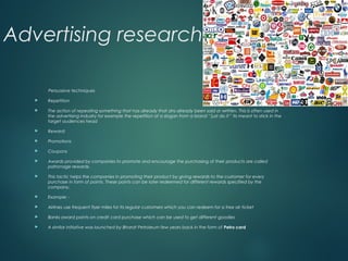 Documentray/ advertising research | PPT