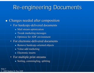 Document Reengineering Introduction | PPT