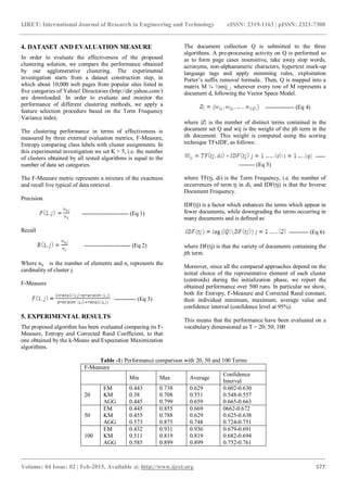 Document retrieval using clustering | PDF | Search | Internet