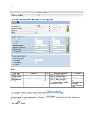 Document reversal | DOC