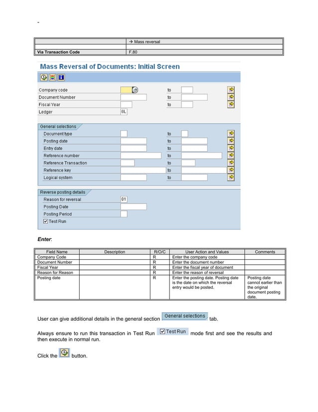 Document reversal | DOC