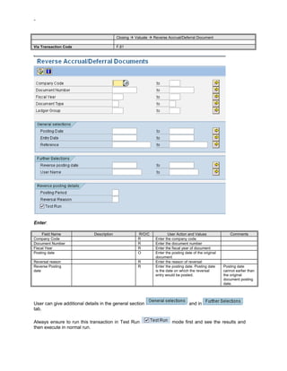 Document reversal | DOC