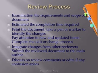 Document Review Process | PPTX