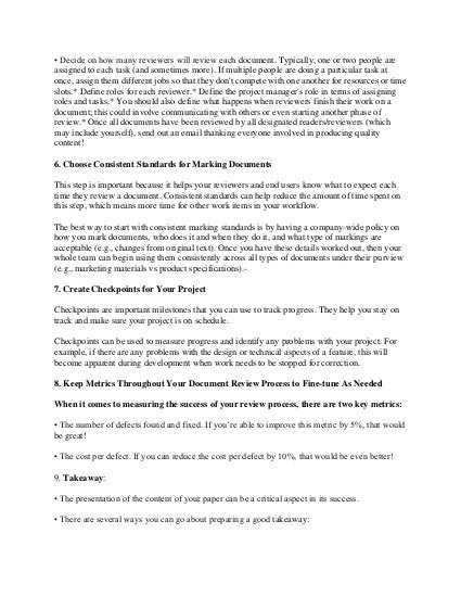 Document Review Process, Guidelines & Best Practices: 9 Steps to ...