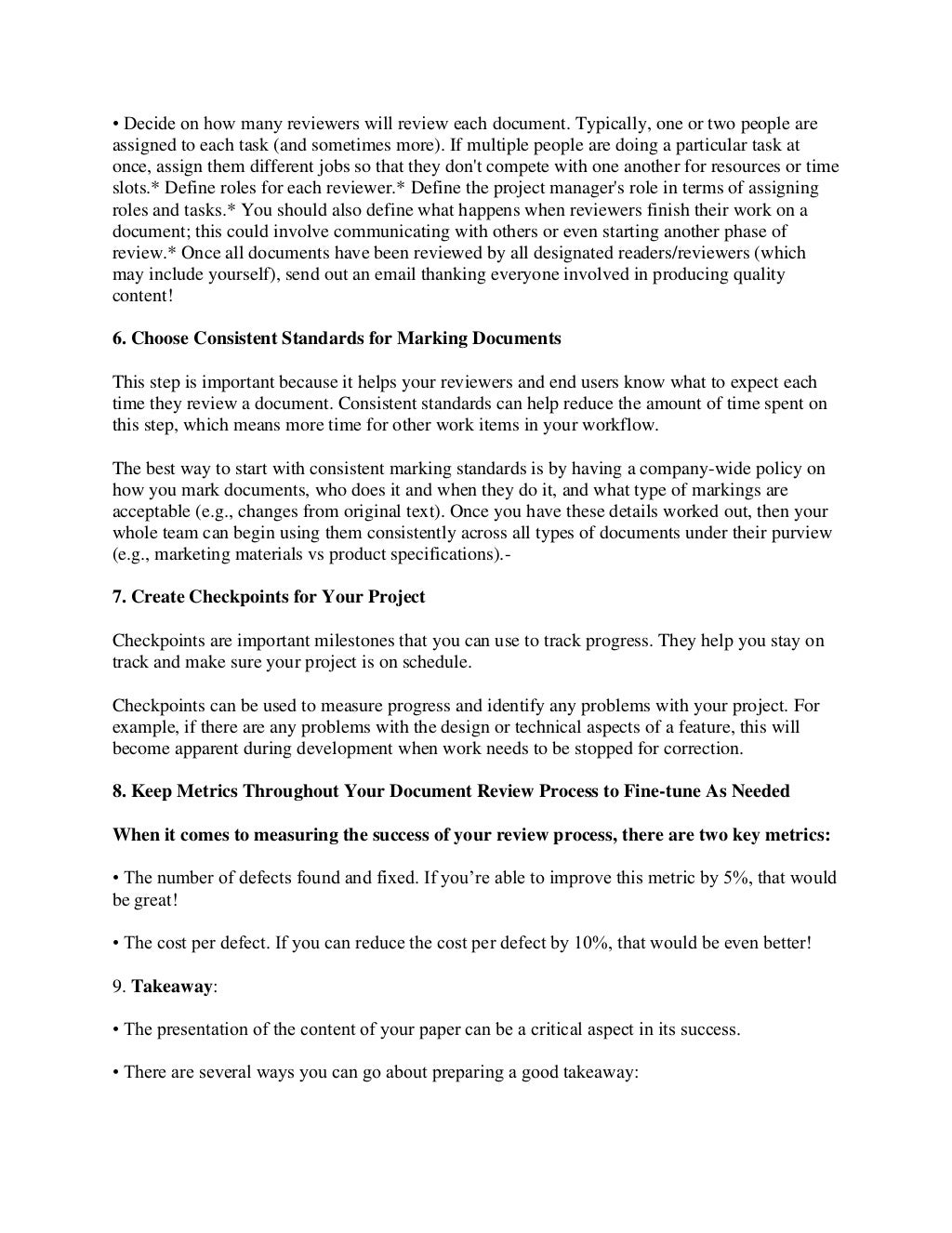 Document Review Process, Guidelines & Best Practices: 9 Steps to Prepare Your Workflow | PDF