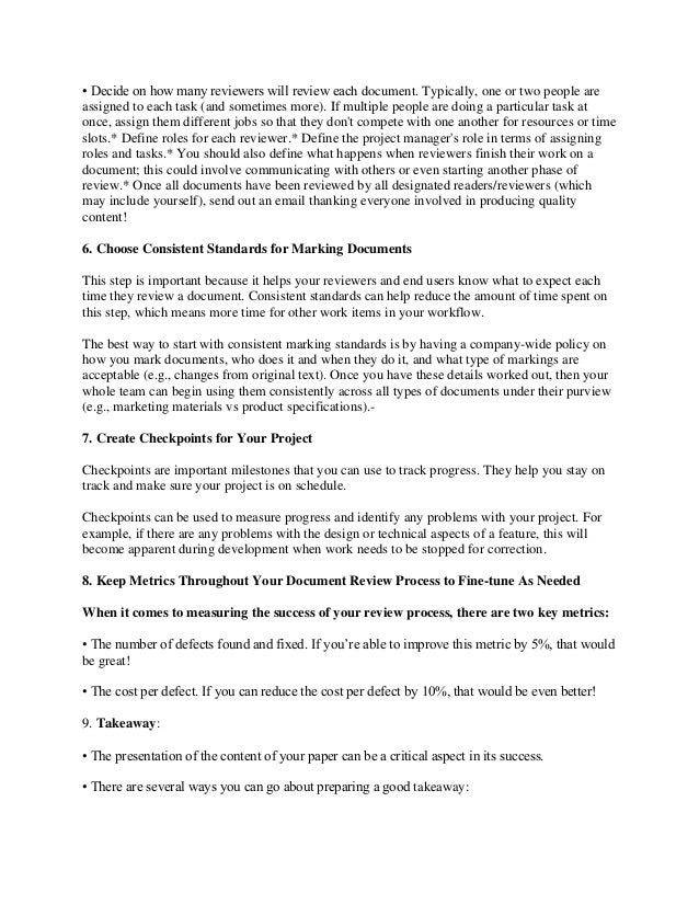 Document Review Process, Guidelines & Best Practices: 9 Steps to ...