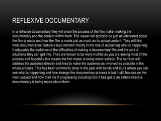 The codes and conventions of factual programming | PPTX