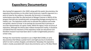 Documentary Modes | PPT