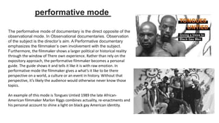 Documentary Modes | PPT