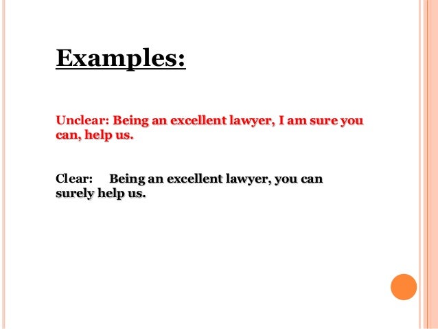 Conciseness Examples