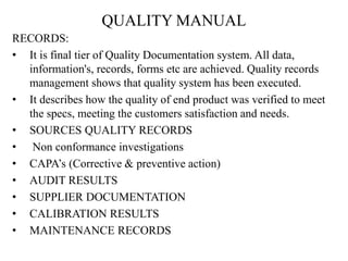DOCUMENTS on quality of pharmaceutical products | PPTX