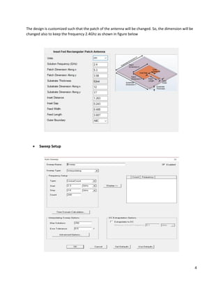 Inset Fed Rectangular Patch Antenna | PDF