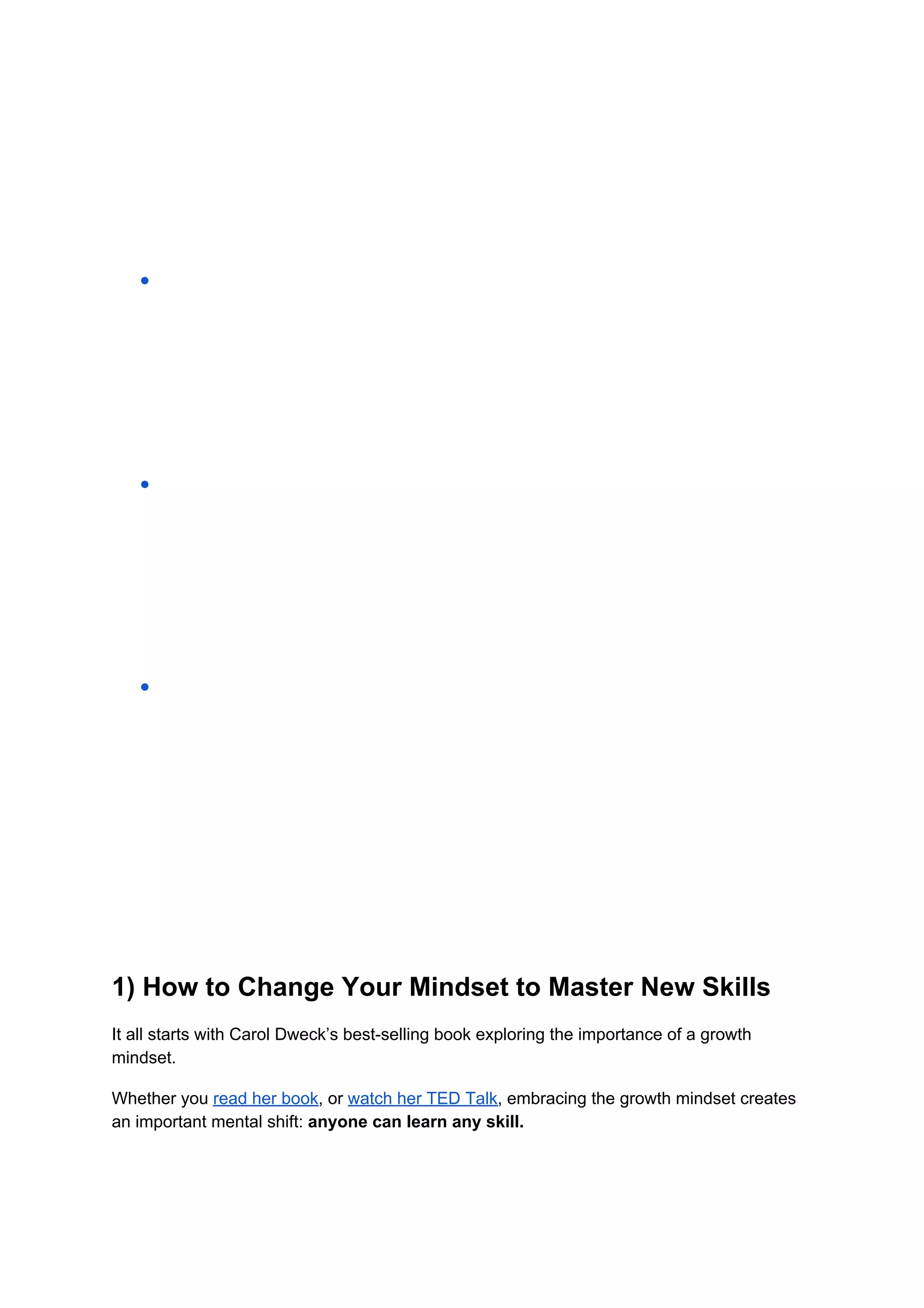 Change your mindset | PDF