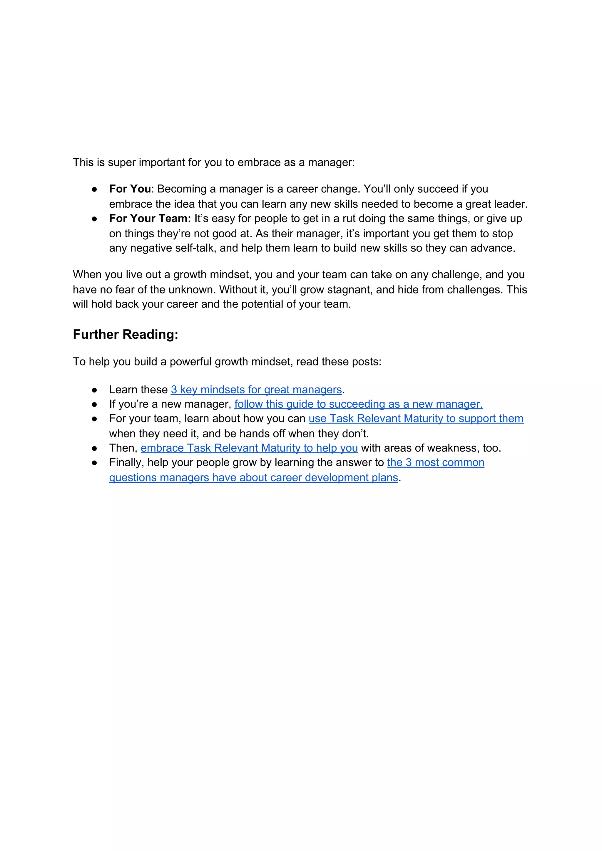 Change your mindset | PDF