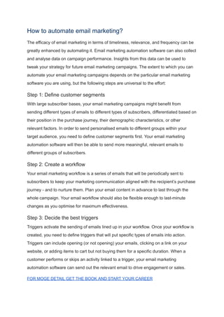 EMAIL MARKETING SECRET | PDF