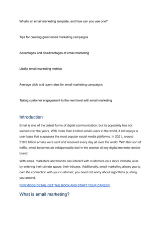 EMAIL MARKETING SECRET | PDF