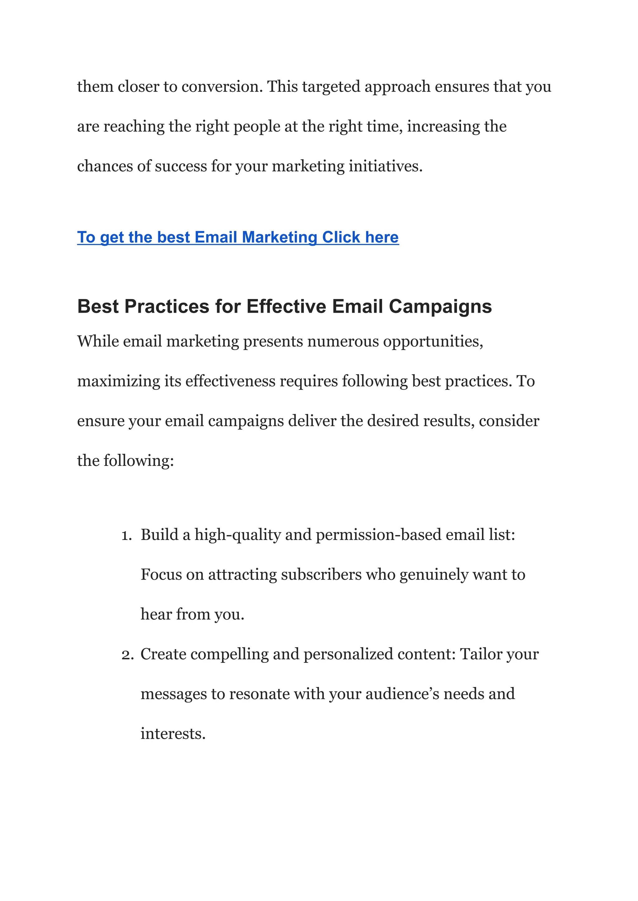 Understanding What Is Marketing Emails Explained | PDF