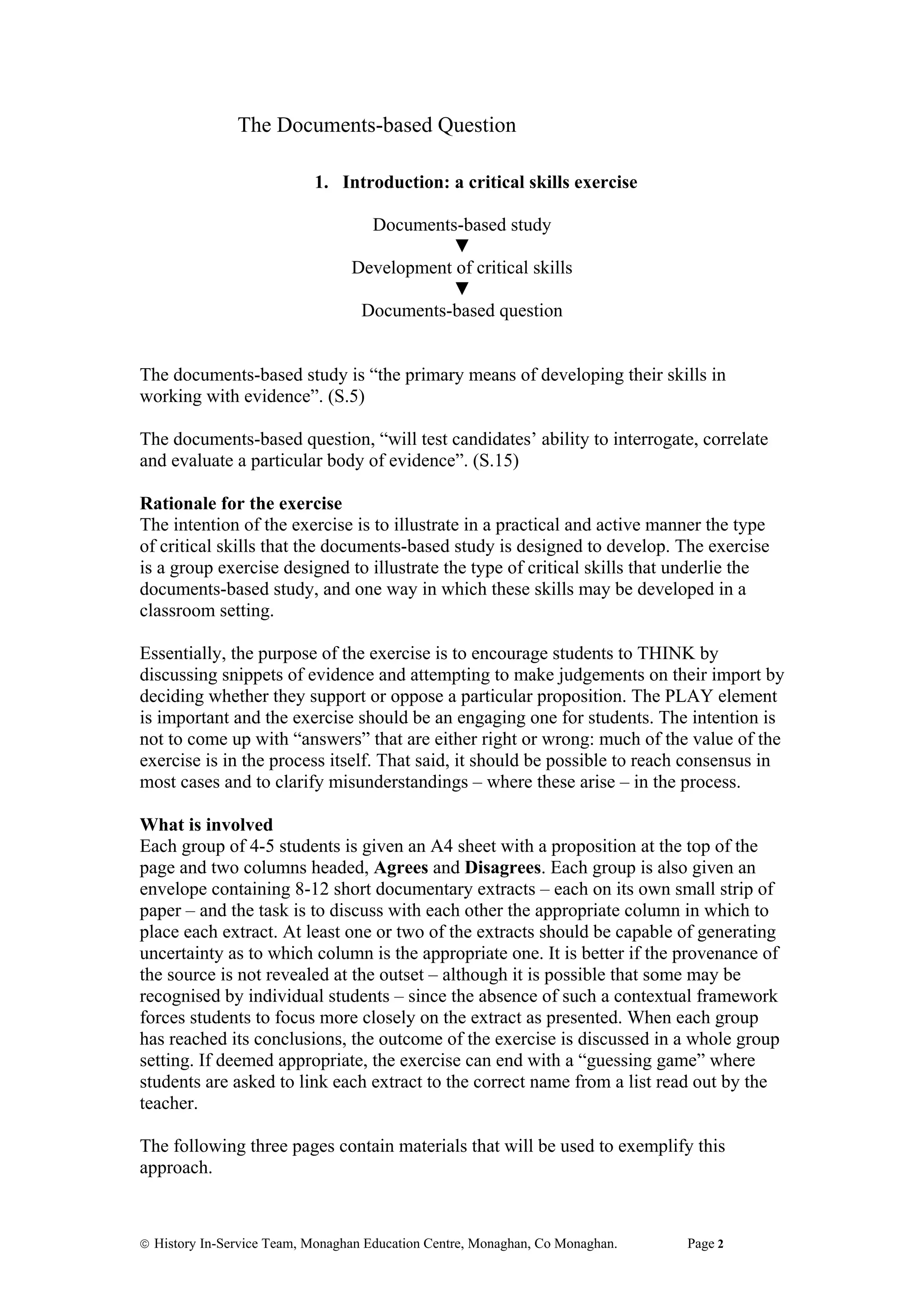 Documents based question | PDF