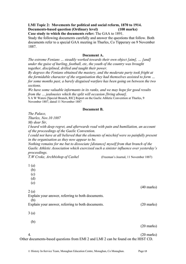 Documents based question | PDF
